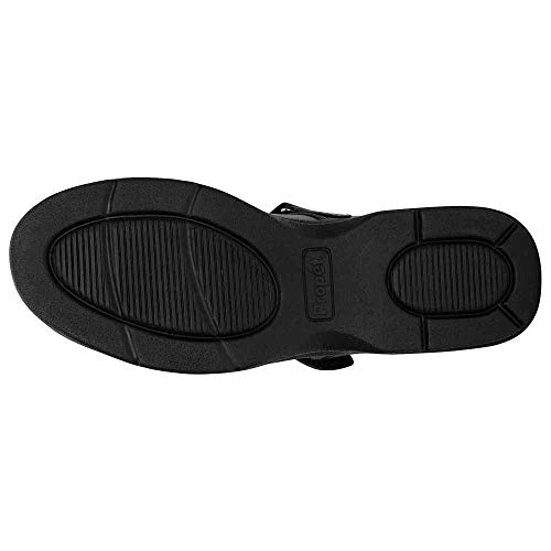 Propét Women's Mary Jane Walker,Black Smooth,7.5 W