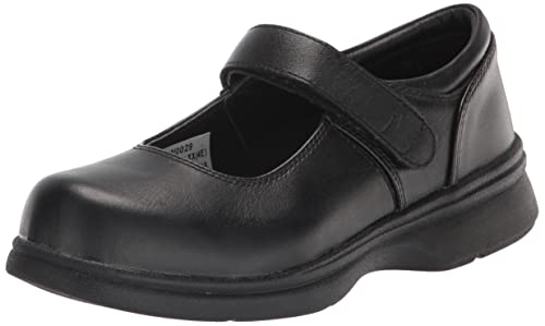 Propét Women's Mary Jane Walker,Black Smooth,7.5 W