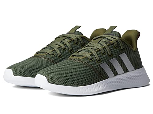 adidas Women's Puremotion Running Shoe, Focus Olive/Matte Silver/Wonder Mauve, 7