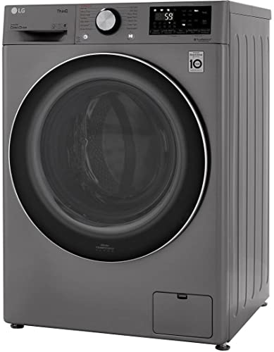 LG WM3555HVA 24 Inch Smart Front Load Washer/Dryer Combo with 2.4 cu.ft. Capacity, 14 Wash Programs, 13 Wash Options, 8 Dry Cycles, TurboWash™, Allergiene™ Cycle, Sanitize Cycle, Steam Refresh,
