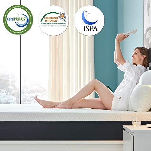 Molblly 10 Inches King Size Mattress, Gel Memory Foam Mattress in a Box, Back Pain Relief & Cool Bed, 10-Year Support Mattress, Fiberglass Free, Ultimate Motion Isolation, Premium King Bed