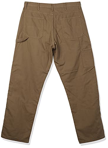 Wrangler Authentics Men's Fleece Lined Carpenter Pant,Autumn Khaki,34W X 32L