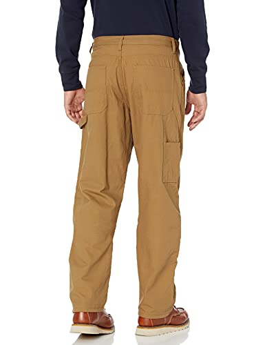 Wrangler Authentics Men's Fleece Lined Carpenter Pant,Autumn Khaki,34W X 32L