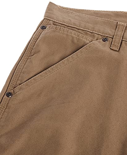 Wrangler Authentics Men's Fleece Lined Carpenter Pant,Autumn Khaki,34W X 32L