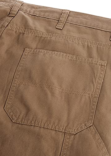 Wrangler Authentics Men's Fleece Lined Carpenter Pant,Autumn Khaki,34W X 32L