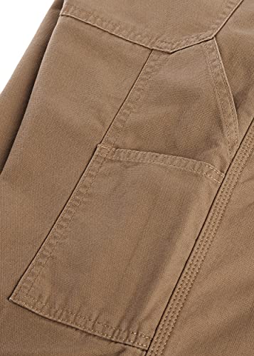 Wrangler Authentics Men's Fleece Lined Carpenter Pant,Autumn Khaki,34W X 32L