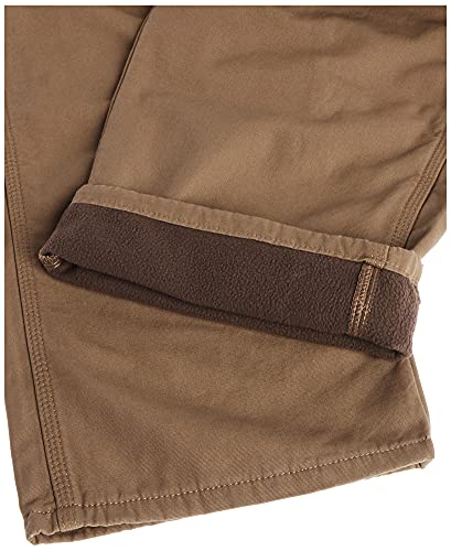 Wrangler Authentics Men's Fleece Lined Carpenter Pant,Autumn Khaki,34W X 32L
