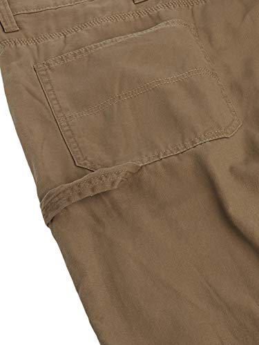 Wrangler Authentics Men's Fleece Lined Carpenter Pant,Autumn Khaki,34W X 32L