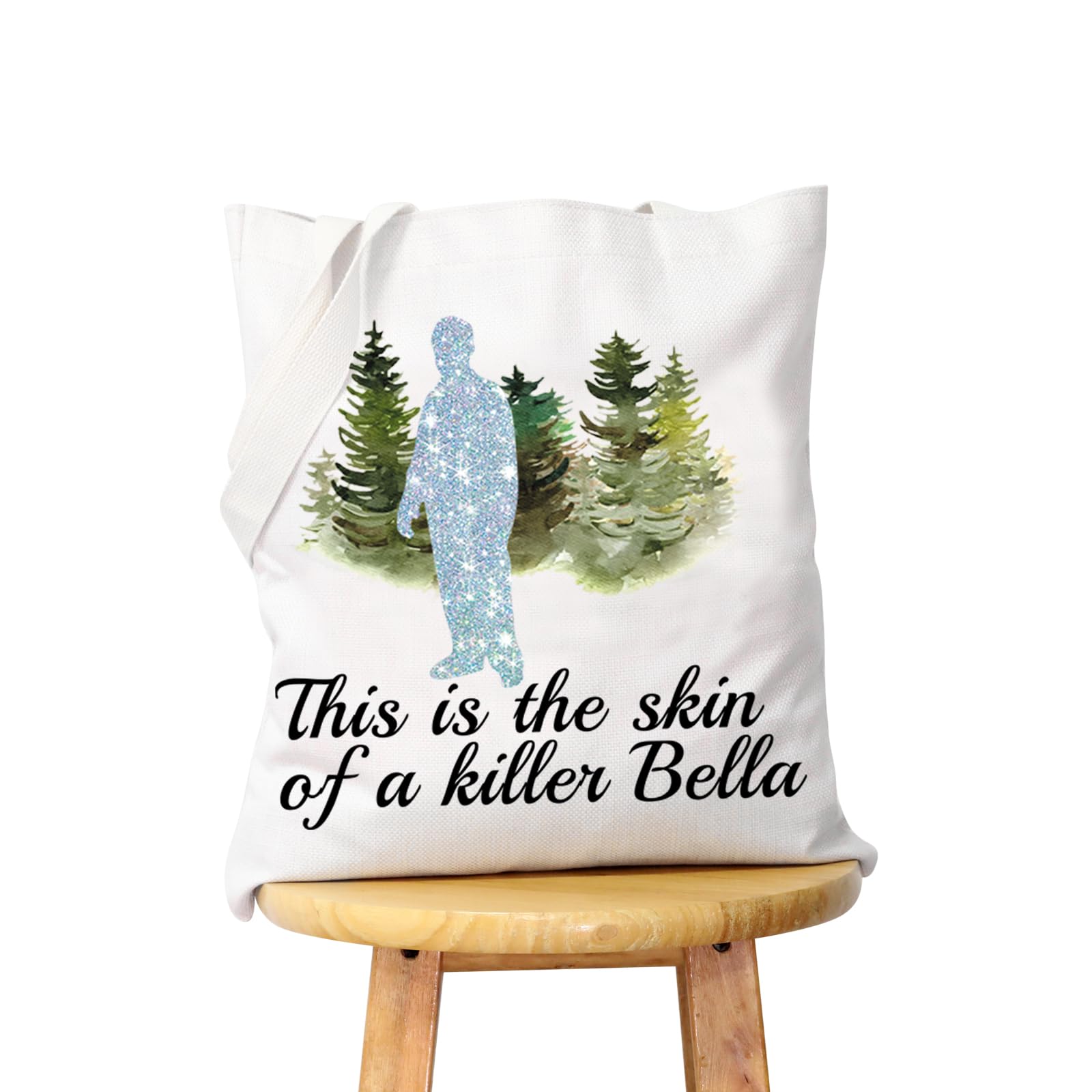 WCGXKO Movie Show Inspired Gift This Is The Skin Of A Killer Bella Zipper Pouch Makeup Bag for Fans (This is the skin tote)