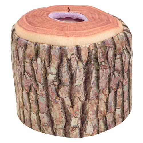 Alipis 3 pcs Box wood roll paper brown paper towels car tissues napkin holder for car rustic table decor square stand plush tissue holder Decorative Tissue Case Tabletop Tissue Case log