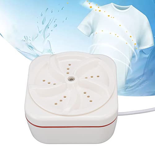 Leftwei Portable Washer Machine, 18W Mini Washing Machine Foldable Turbine Washing Machine Clothes Washing Machines Mini Clothes Washer for Socks Underwear T Shirt Ties