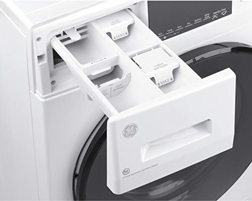 GE GFQ14ESSNWW 24" Electric Front Load Washer Dryer Combo with 2.4 cu. ft. Capacity, 14 Cycles, Electronic Touch, in White