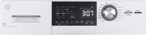 GE GFQ14ESSNWW 24" Electric Front Load Washer Dryer Combo with 2.4 cu. ft. Capacity, 14 Cycles, Electronic Touch, in White
