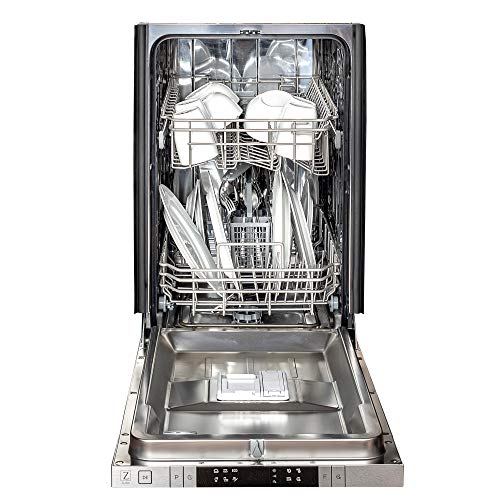 ZLINE 18 in. Top Control Dishwasher in Custom Panel Ready with Stainless Steel Tub