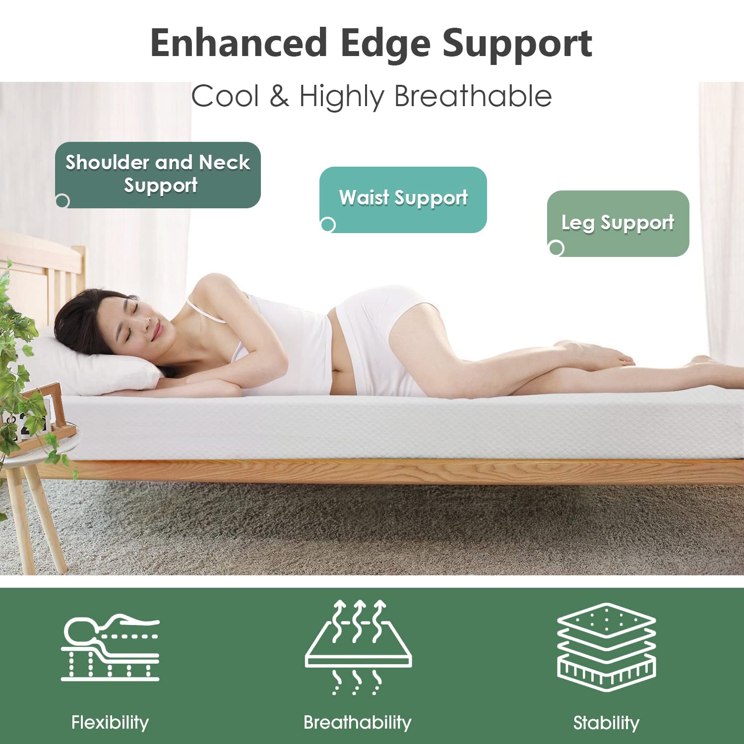 PayLessHere 10 Inch King Gel Memory Foam Mattress Fiberglass Free/CertiPUR-US Certified/Bed-in-a-Box/Cool Sleep & Comfy Support