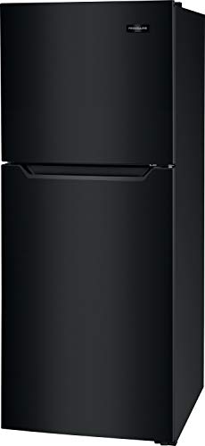 Frigidaire 11.6 Cu. Ft. Compact ADA Top Freezer Refrigerator in Black with Electronic Control Panel, Reversible Door Swing, ENERGY STAR