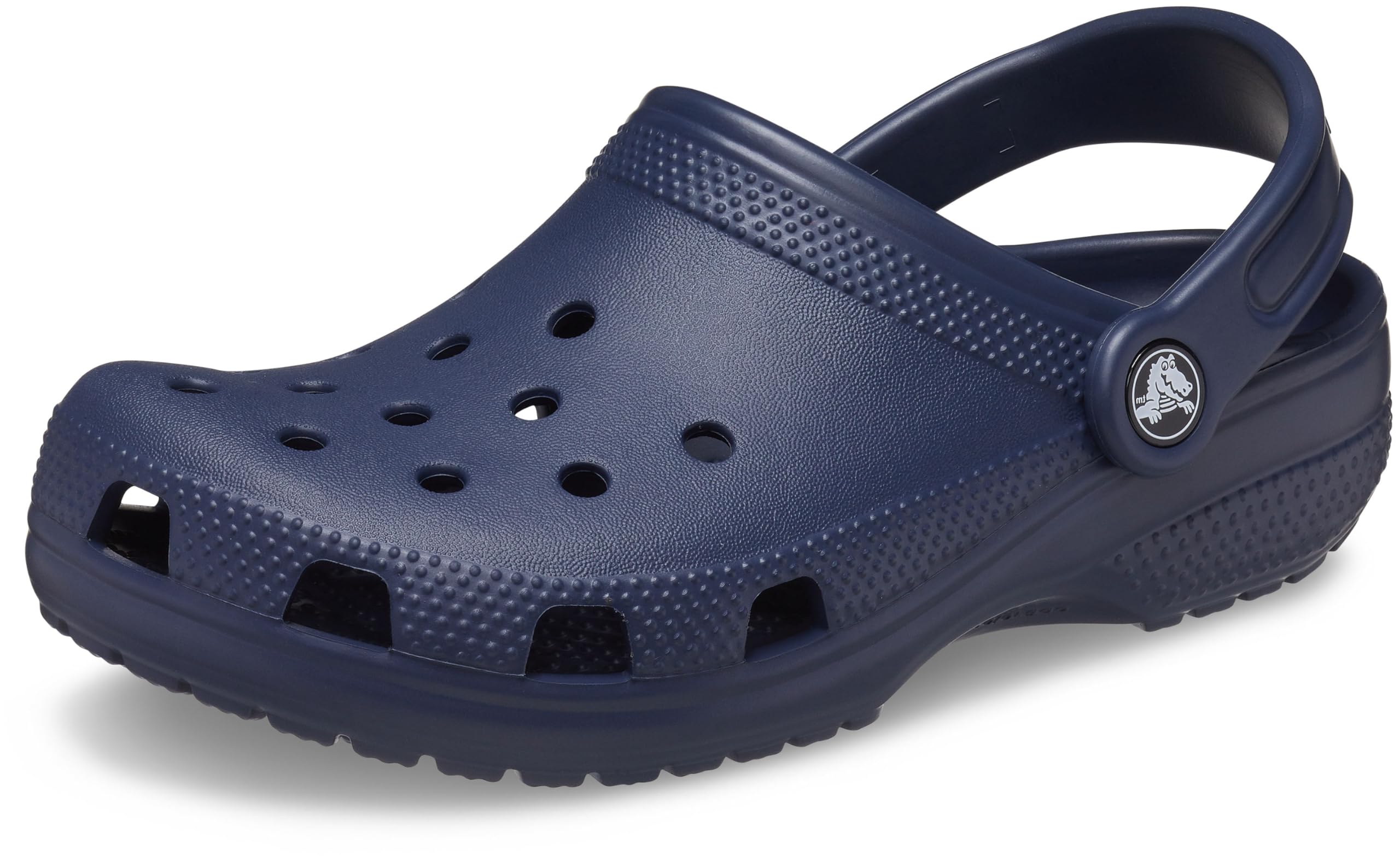 Crocs Unisex-Child Classic Clogs, Navy/Navy, 4 Big Kid
