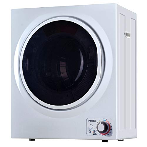 BLACK+DECKER BWDS Washer Dryer Stacking Rack Stand, White & Panda 110V 850W Electric Compact Portable Clothes Laundry Dryer with Stainless Steel Tub Apartment Size 1.5 cu.ft