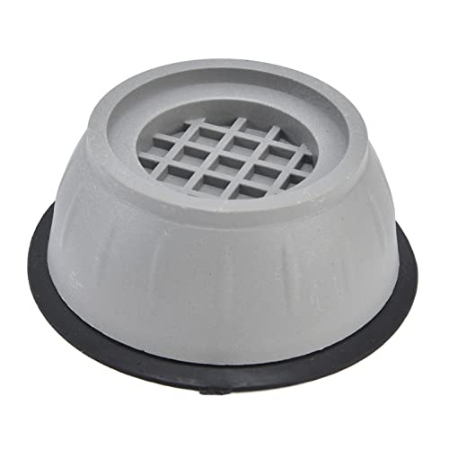 Milltrip Washing Machine Cushion, 4pcs Washing Machine Pad Shockproof Noise Cancelling Prevent Slip Washer Foot Cushion for Refrigerator Dryer(Large Diameter 9CM)