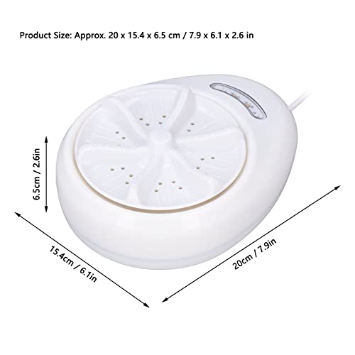 Mini Washing Machine,120W ABS Washing Machine Mini Washer Travel Clothes Underwear Washer for Outdoor 100β240V