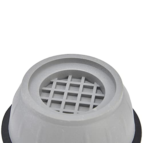 Milltrip Washing Machine Cushion, 4pcs Washing Machine Pad Shockproof Noise Cancelling Prevent Slip Washer Foot Cushion for Refrigerator Dryer(Large Diameter 9CM)
