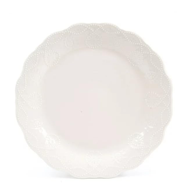 Cowgirl Lace 12-Piece Dinnerware Set, Linen