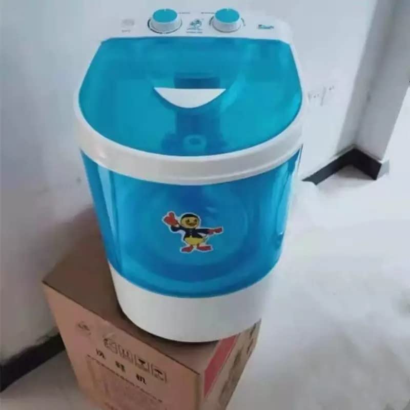 Mini Washing Machine Single Tub Portable Clothes Washer with Spin Dryer, 6.6 lbs Washer and Dryer Combo for Camping, Dorms, Apartments wash Closes Shoes (8 lb)