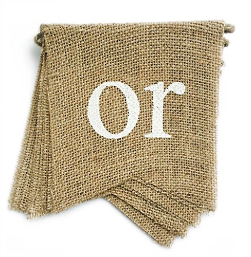 dealzEpic - BOY OR Girl - Rustic Burlap Banners for Baby Shower or Gender Reveal Party Decorations - Swallowtail Shaped Banners