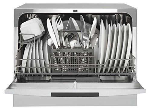 Danby DDW631SDB Countertop Dishwasher with 6 place Settings and Silverware Basket, LED Display, Energy Star