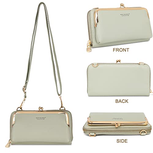 Montana West Small Crossbody Bag for Women Western Style Cellphone Purse Wallet Bag Travel Size With Strap MWC-121GN