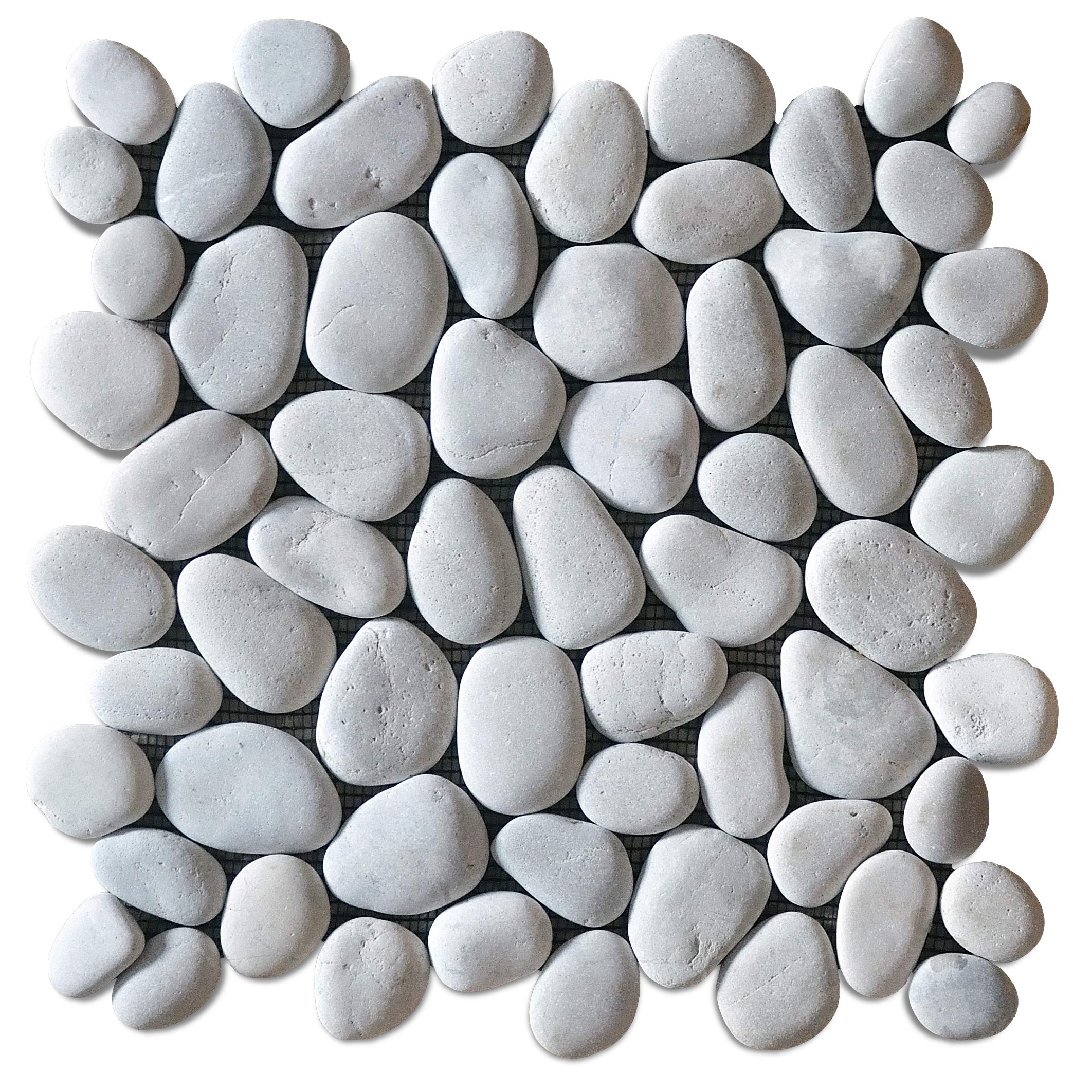 Casual Elements Stone Wall Pebbles, White