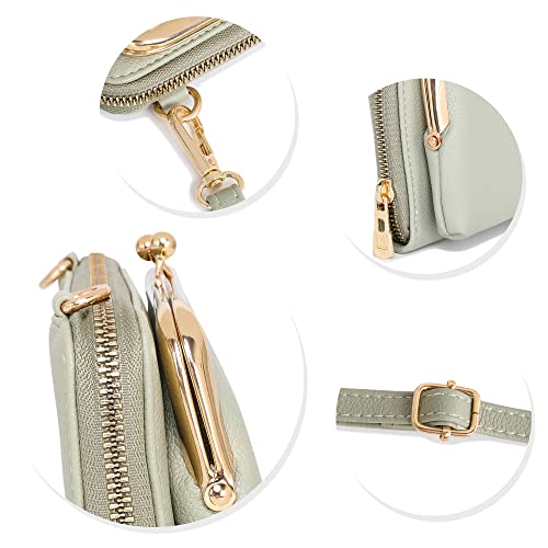 Montana West Small Crossbody Bag for Women Western Style Cellphone Purse Wallet Bag Travel Size With Strap MWC-121GN