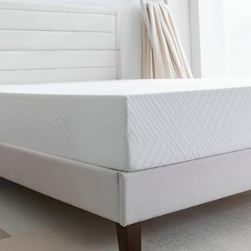 Ayoiow 10 King Mattress Memory Foam King Mattress, 10 inch Gel Memory Foam Mattress for A Cool Sleep, Bed in A Box, Green Tea Infused, Certipur-Us Certified