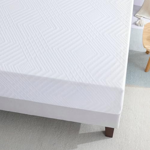 Ayoiow 10 King Mattress Memory Foam King Mattress, 10 inch Gel Memory Foam Mattress for A Cool Sleep, Bed in A Box, Green Tea Infused, Certipur-Us Certified