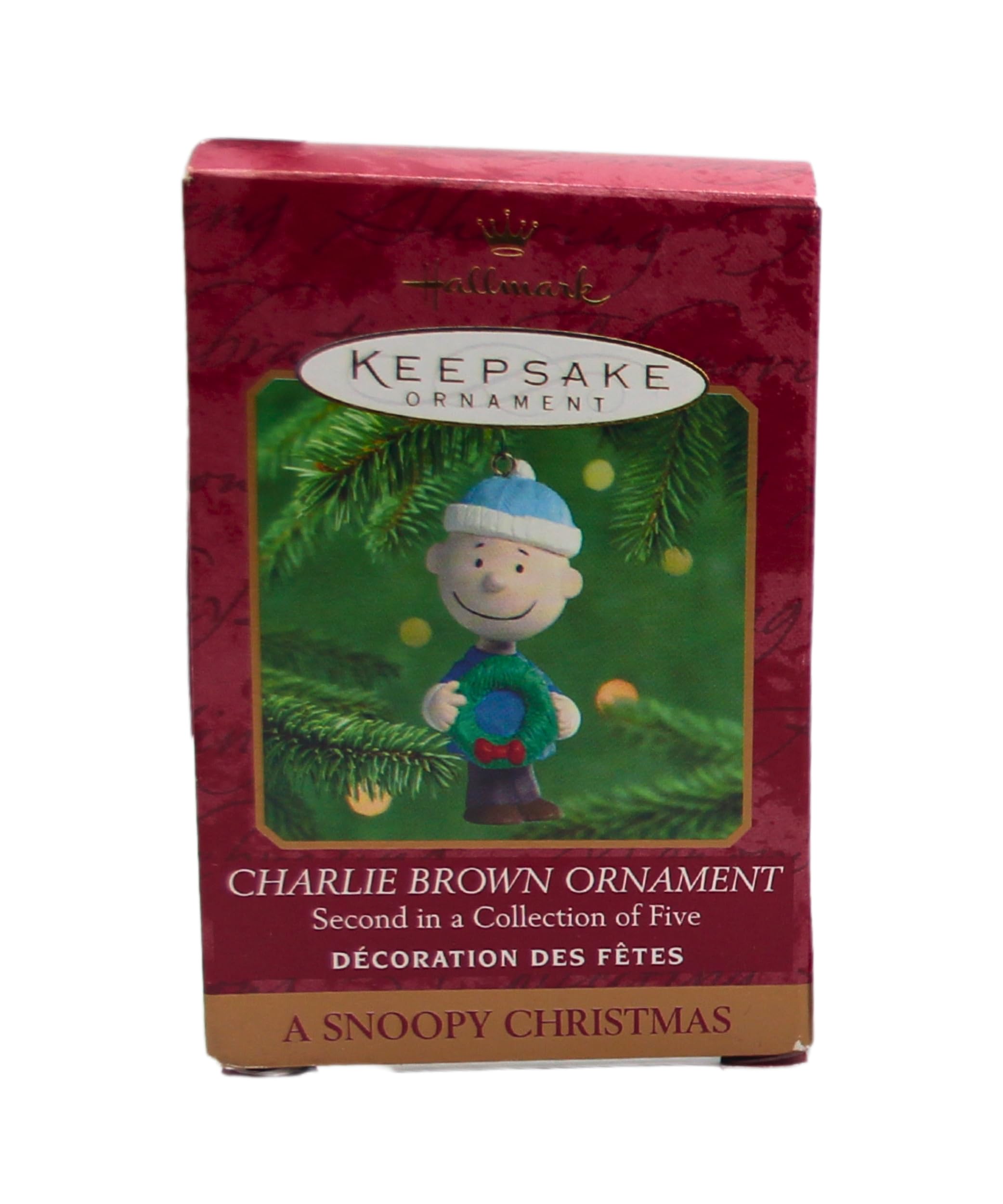 Snoopy 2000 Hallmark Ornament A Christmas Charlie Brown # 2 Series