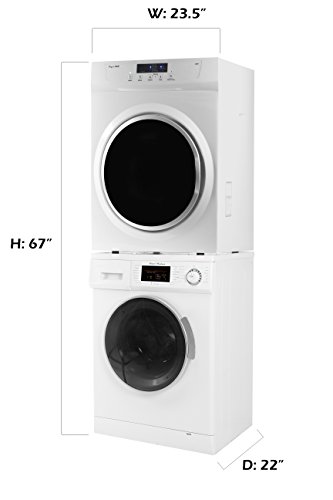 Equator 110V Comp. Laundry Centre 1.6 cf Washer+Vented 3.5 cf Sensor/Refresh Dry