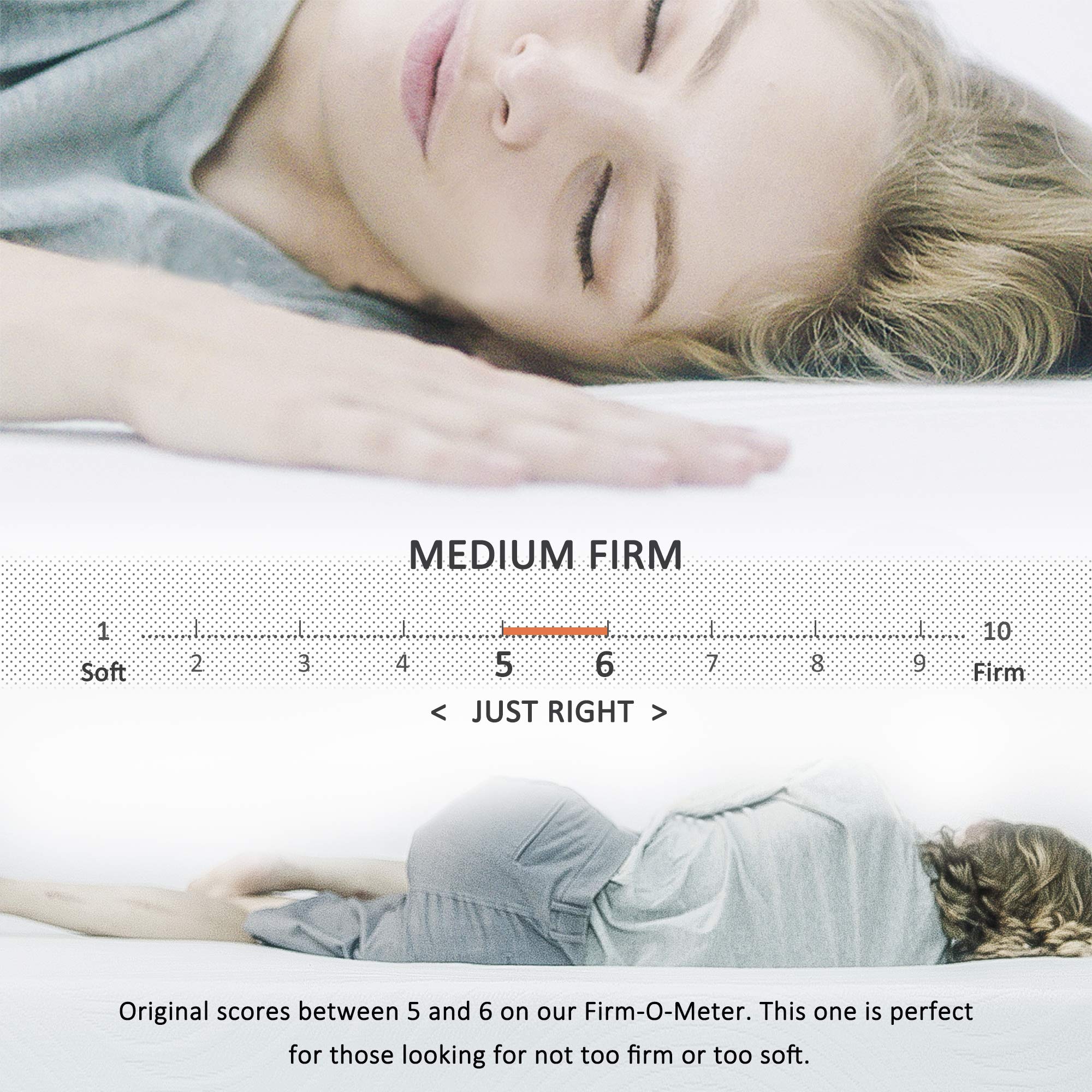 AnwickNomo King Mattress, 10 inch Gel Memory Foam Mattress in a Box, Green Tea Cooling Gel Infused, Breathable Bed Comfortable Mattress for Cooler Sleep Supportive & Pressure Relief