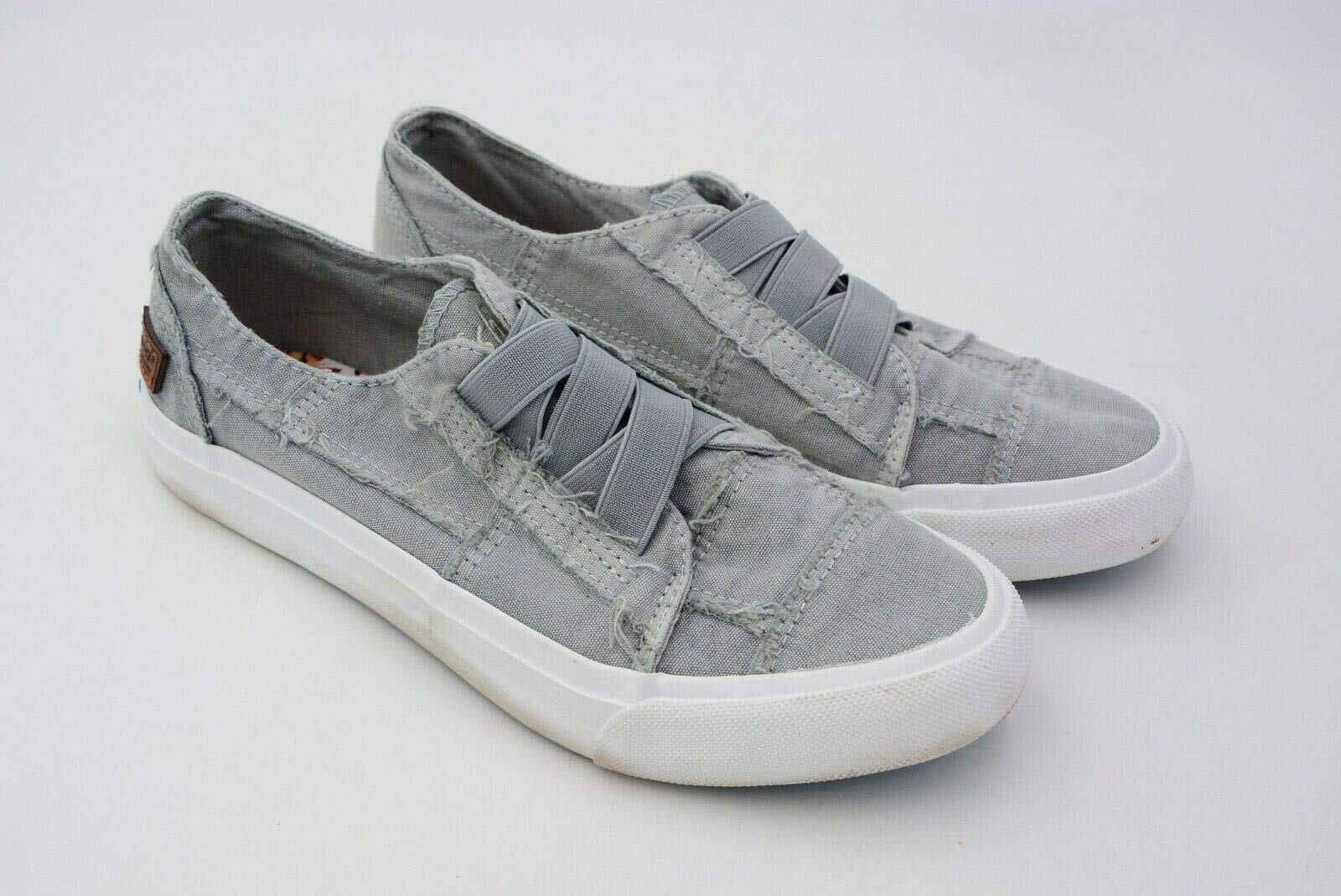 Blowfish Malibu Marley - Shoes for Women - Canvas Upper - Rubber Outsole - Cushioned Fabric Footbed Sweet Gray Color Washed Canvas 7 M