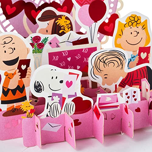 Hallmark Signature Paper Wonder Pop Up Valentines Day Card (Peanuts Gang)