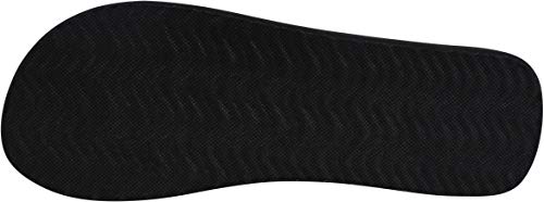 Bobee Women's 2" Platform Beach Thong Sandal Thick Strap Flip Flop Black 8