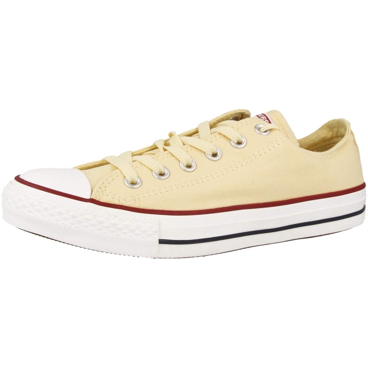 Converse Unisex Chuck Taylor All Star Low Top Natural Sneaker, Natural White, Men's 6.5/ Women's 8.5 Medium
