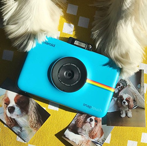 Zink Polaroid Snap Touch Portable Instant Print Digital Camera with LCD Touchscreen Display (Blue)