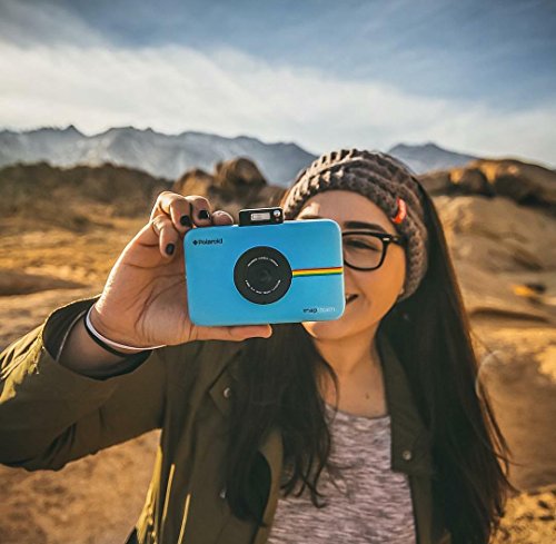 Zink Polaroid Snap Touch Portable Instant Print Digital Camera with LCD Touchscreen Display (Blue)