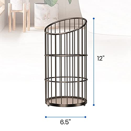 Toilet Paper Storage Holder Stand for Spare Bathroom Tissue Mega Rolls-Bronze