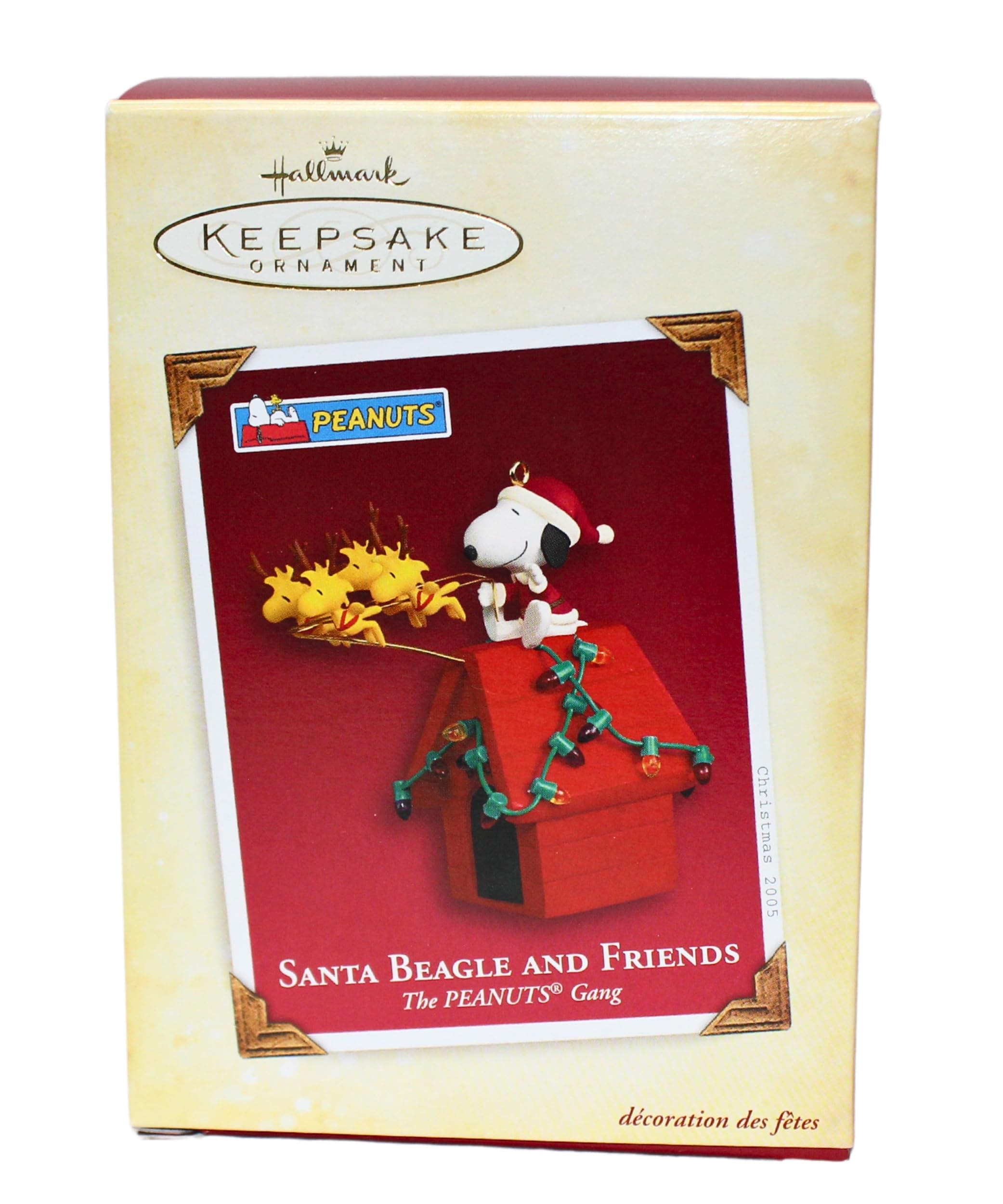 "Santa Beagle and Friends" the Peanuts Gang Christmas Ornament