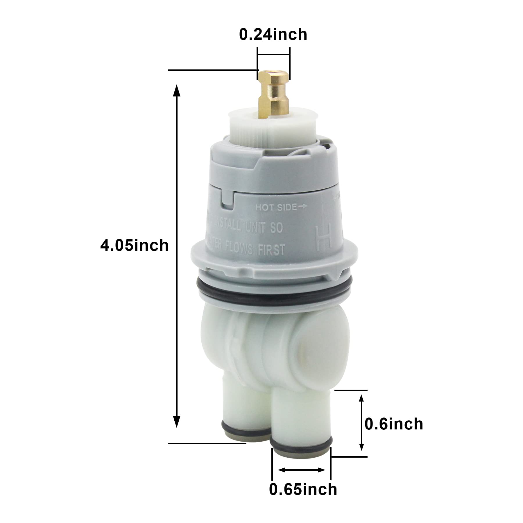 Denkehin RP46074 Shower Valve Cartridge Repair Part Replace for Delta Shower and Tub 13/14 Series Faucet, Temperature Control Valve Repair kit