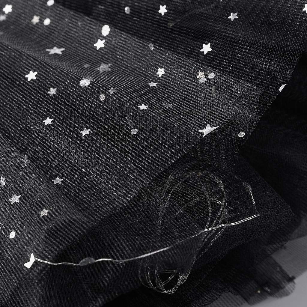 Light Pink Tutu for Women Princess Women Small Skirt Bulb Skirt Mesh with LED Pleated Tulle Star Sequins Skirt