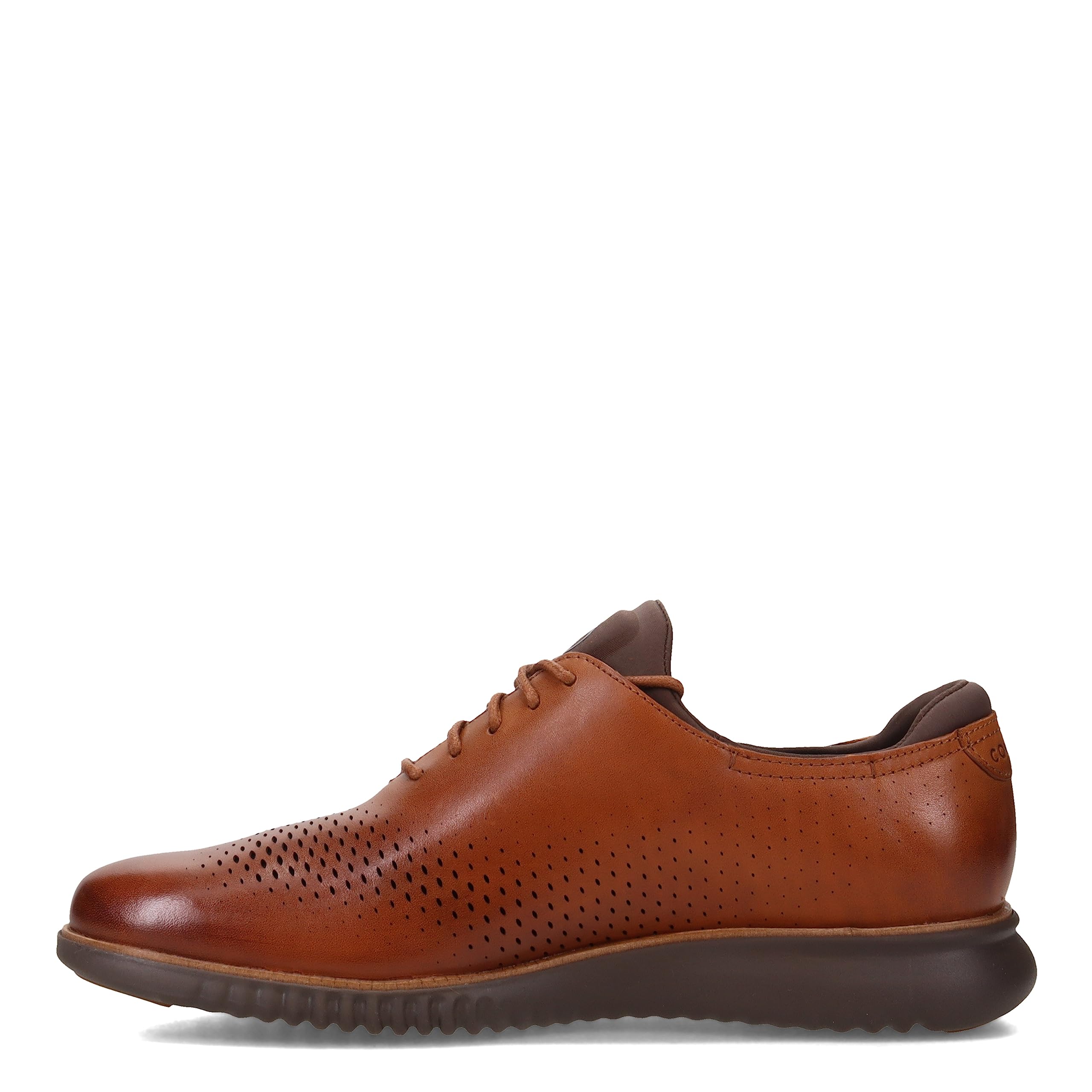 Cole Haan Men's 2.Zerogrand Laser Wingtip Oxford, British tan/Java, 10