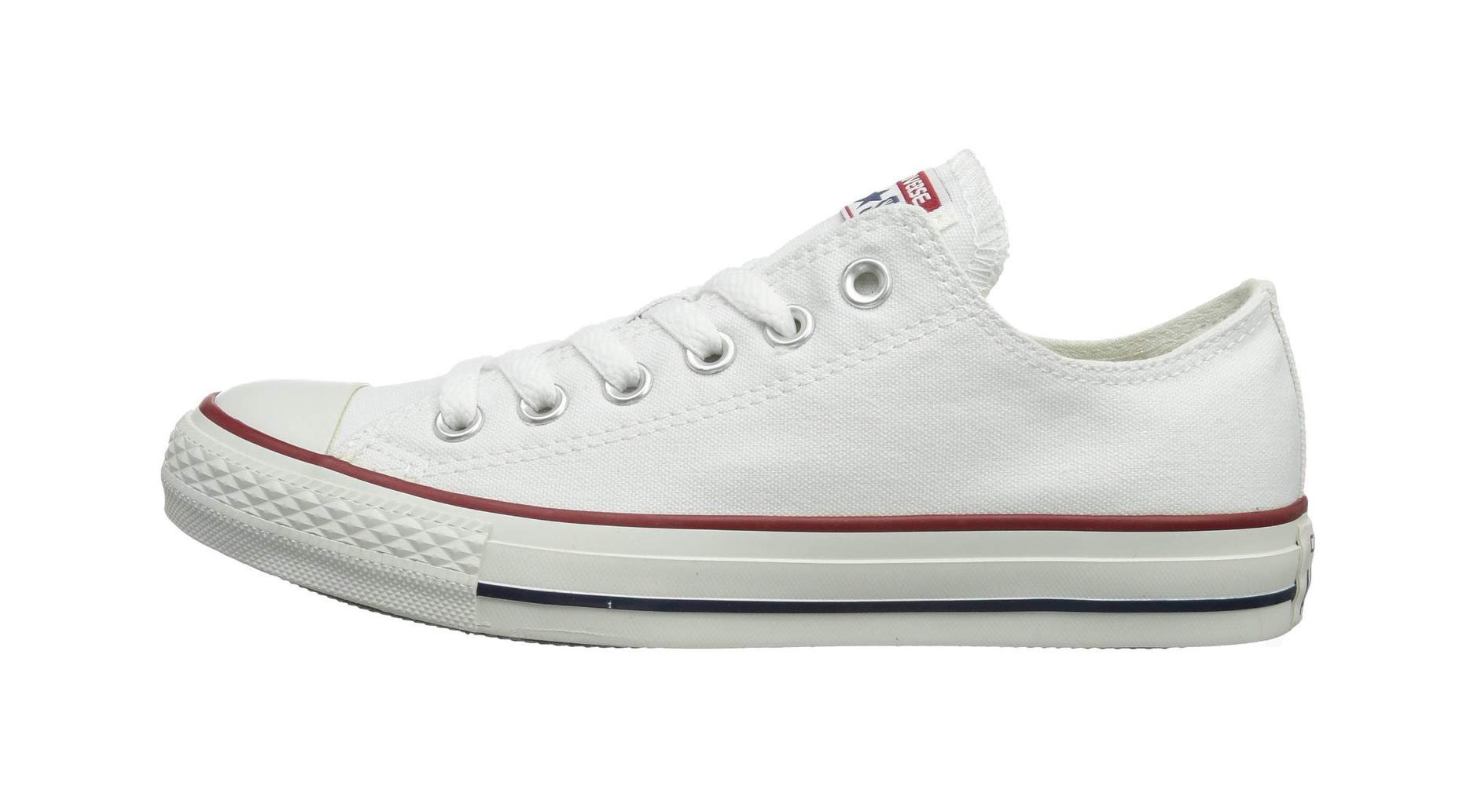 Converse Unisex Chuck Taylor All Star Low Basketball Shoe (39-40 M EU / 8.5 B(M) US Women / 6.5 D(M) US Men, Optical White)