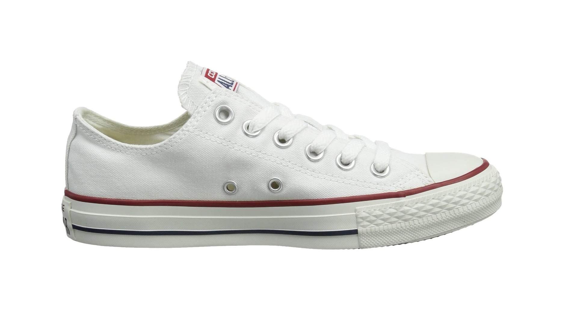 Converse Unisex Chuck Taylor All Star Low Basketball Shoe (39-40 M EU / 8.5 B(M) US Women / 6.5 D(M) US Men, Optical White)